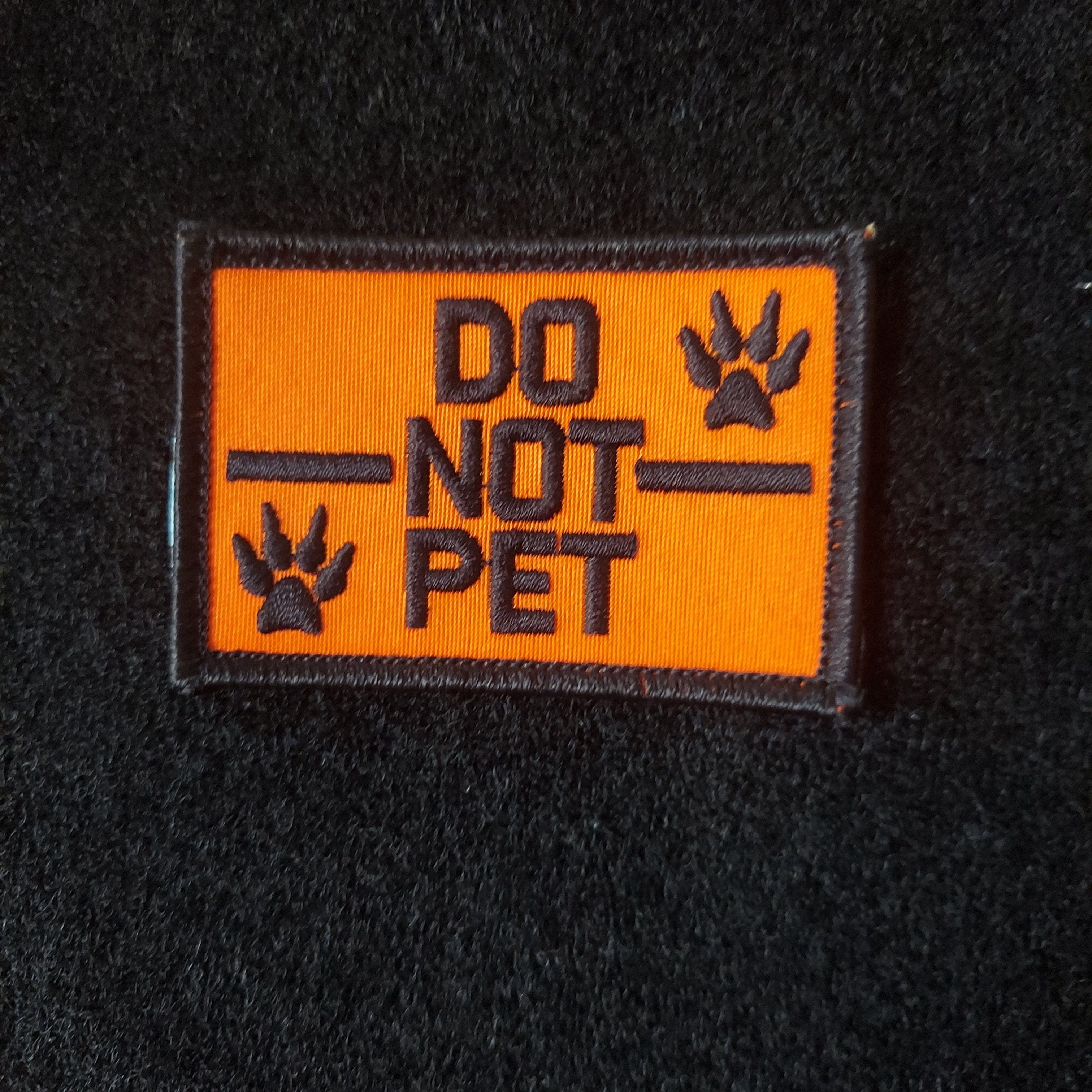 "Do Not Pet", Velcro Patch – The Command Bunker