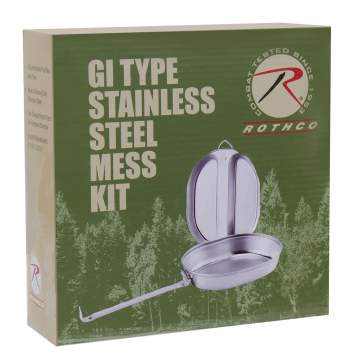 GI Type Stainless Steel Mess Kit – The Command Bunker