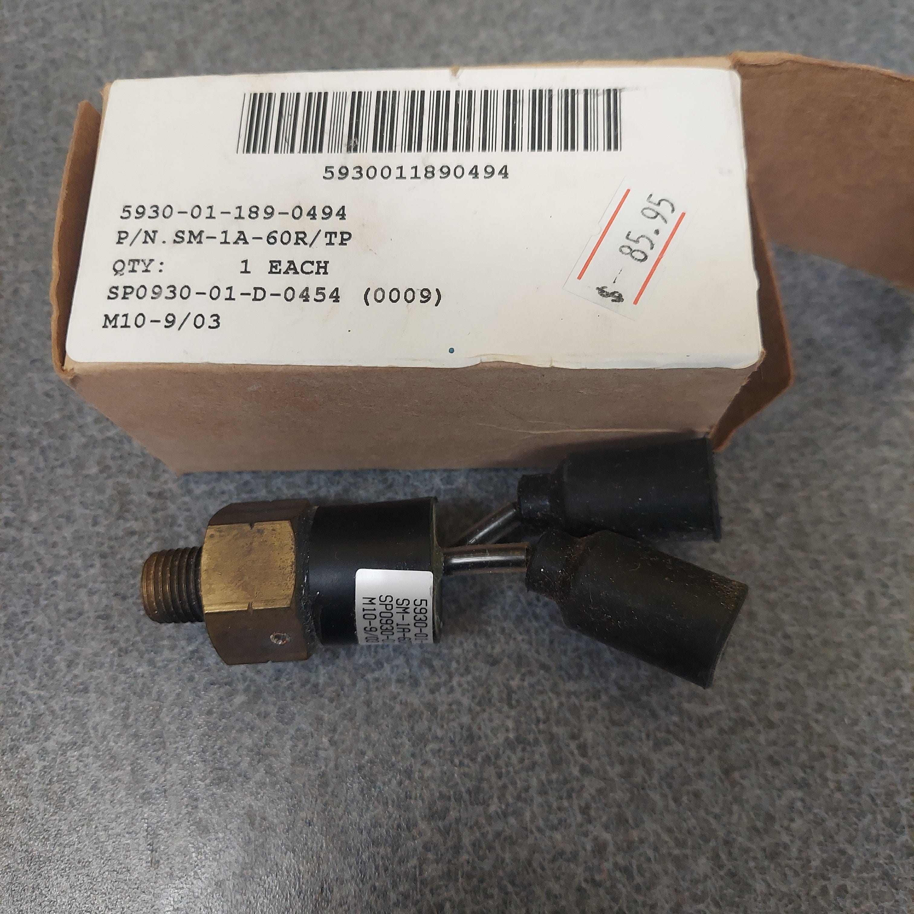 vacuum acting Pressure Switch M923, M939 which actuated by changes gas ...