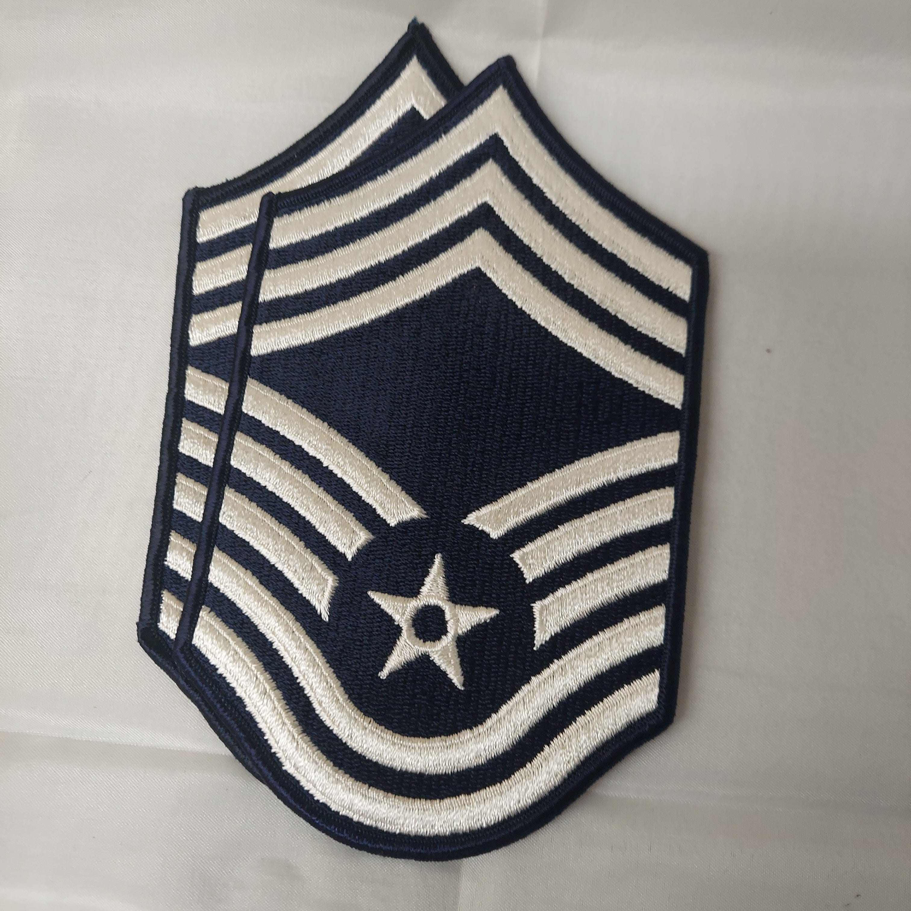 Air Force Chief Master Sargent E9 Rank Insignia Patch Set – The Command ...