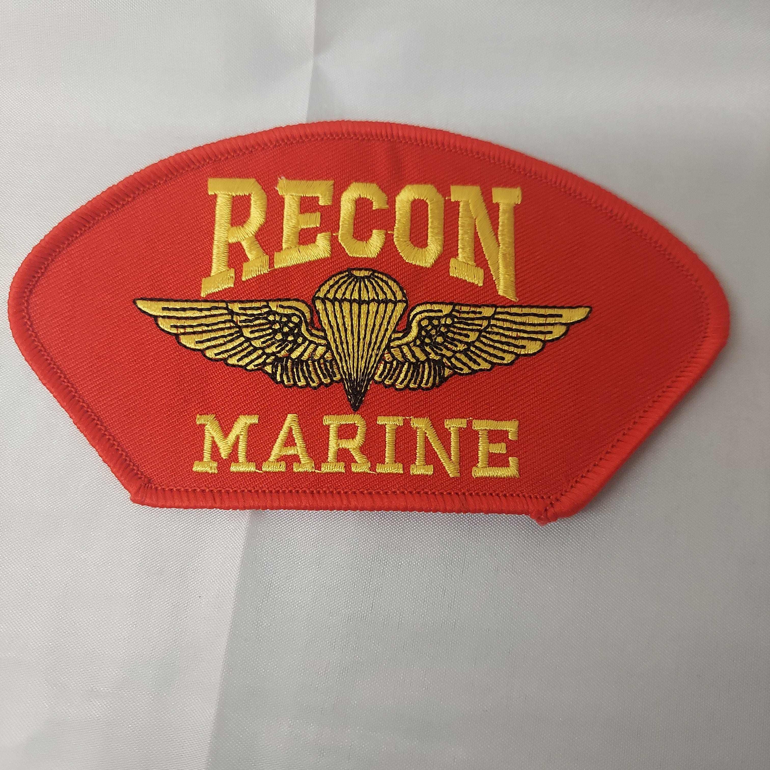 Marine Recon Hat Patch Patch Marine Recon Iron-on Hat Patch is a vibr ...